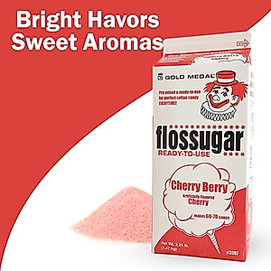 Concession Essentials Cherry Berry, 1 Carton-3.25 Pound Carton- Cherry