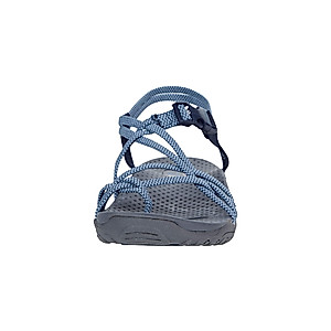 Skechers Women's Reggae-IRIE MON Sport Sandal, Navy/Blue, 9