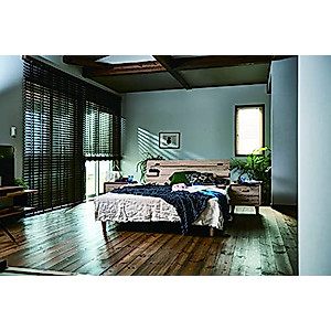 Sakuraya Industrial BA-34 Night Table, Natural, Width 17.7 inches (450 mm)