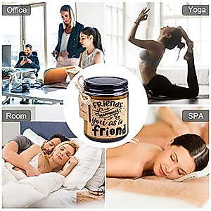 Scented Candles Gift for Women,Candle for Home Scented Funny Birthday Gift Set for Best Friend,Natural Organic Soy Wax Aromatherapy Lavender Vanilla Large Fall Candle for Her Him Stress Relief