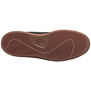 PUMA Men's SMASH V2 Sneaker, Puma Black-Puma Black, 12