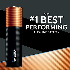 Duracell Optimum AA + AAA Batteries Combo Pack with Power Boost Ingredients, 12 Count Double A & Triple A Battery with Long-Lasting Power - 20 Count Total