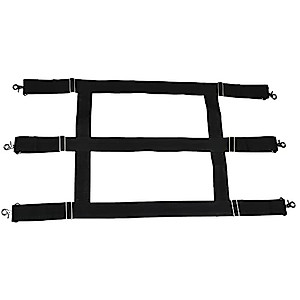 tinkare Stall Guard for Horse Stable Gate with Adjustable Straps and 2" Nylon Webbing Allow Air Flow