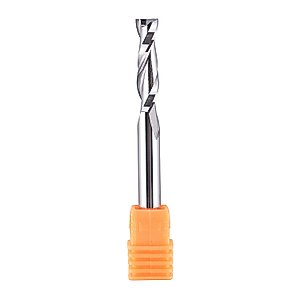 SpeTool Spiral Upcut Router Bit 1/4 inch Shank 1/4 inch Cutting Diameter Solid Carbide End Mill CNC Rourer Bits for Woodworking Wood Carving Tool