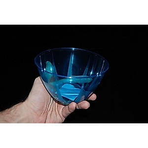 DIRECTGLOW LLC Neon 24oz Blacklight Reactive Bowls + Blacklight Balloons   (8, Neon Assorted)