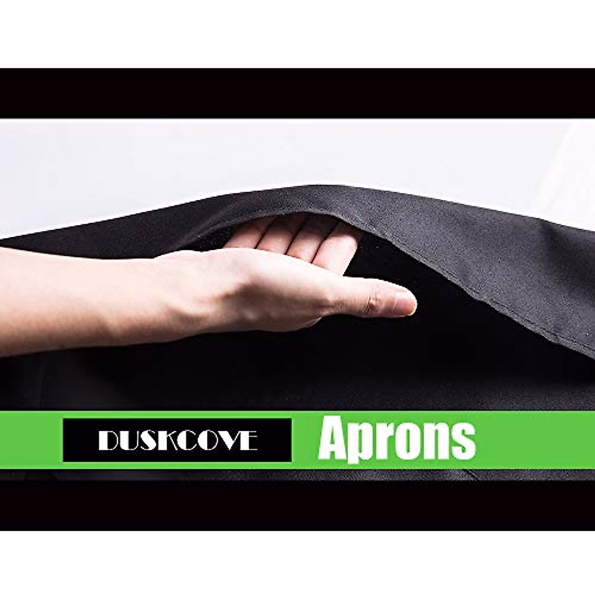 DUSKCOVE 8 PCS Plain Bib Aprons Bulk - Mixed Color Commercial Apron with 2 Pockets for Kitchen Cooking Restaurant BBQ Painting Crafting