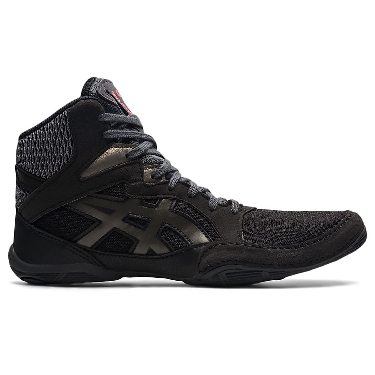 ASICS Kid's Snapdown 3 Grade School Wrestling Shoes, 3, BLACK/GUNMETAL
