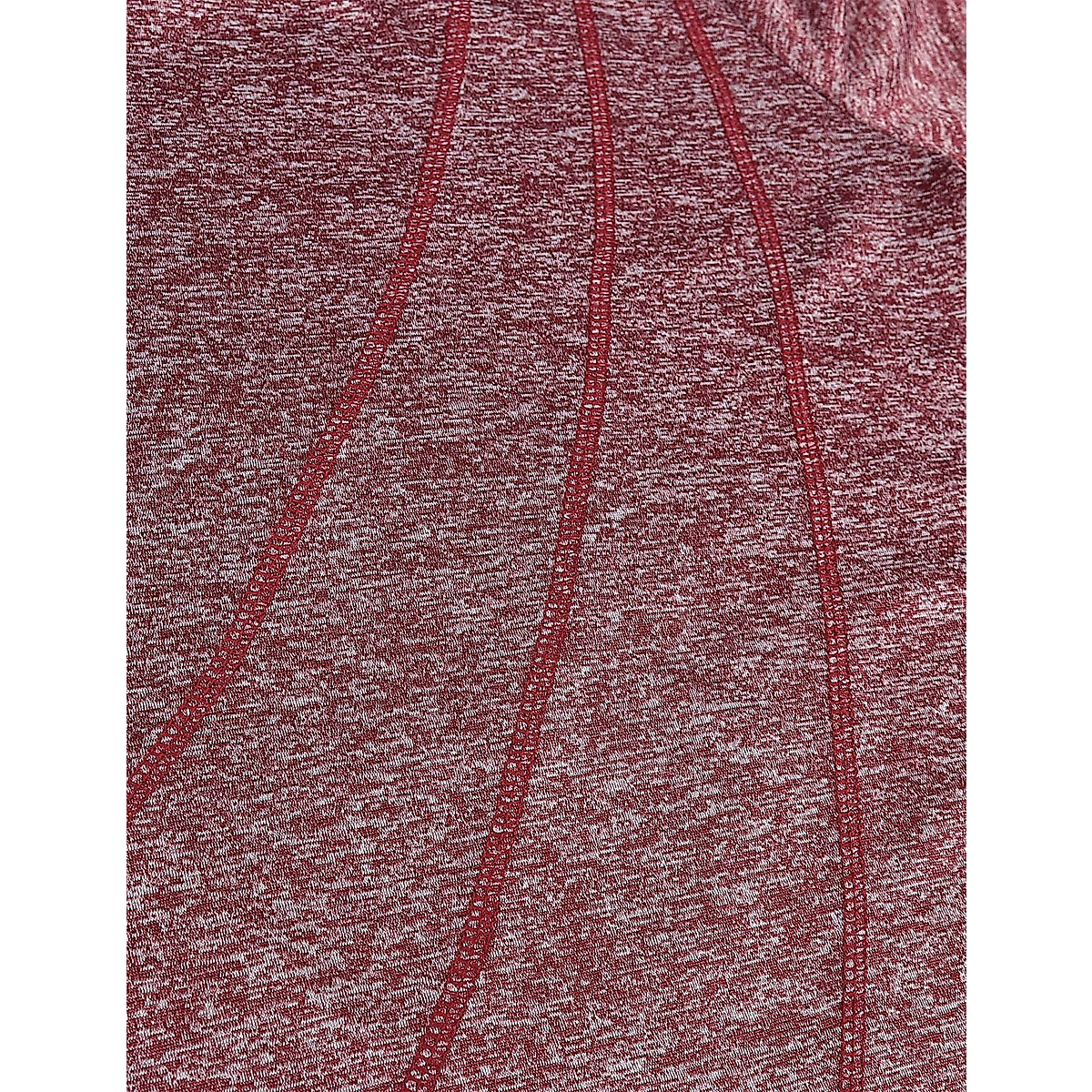 MOQIVGI Workout Shirts for Women Loose Fit Short Sleeve Crew Neck Performance Athletic Clothes Tees Red Large