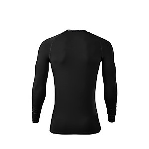 EvoShield Men's Standard Long Sleeve, Black, Large