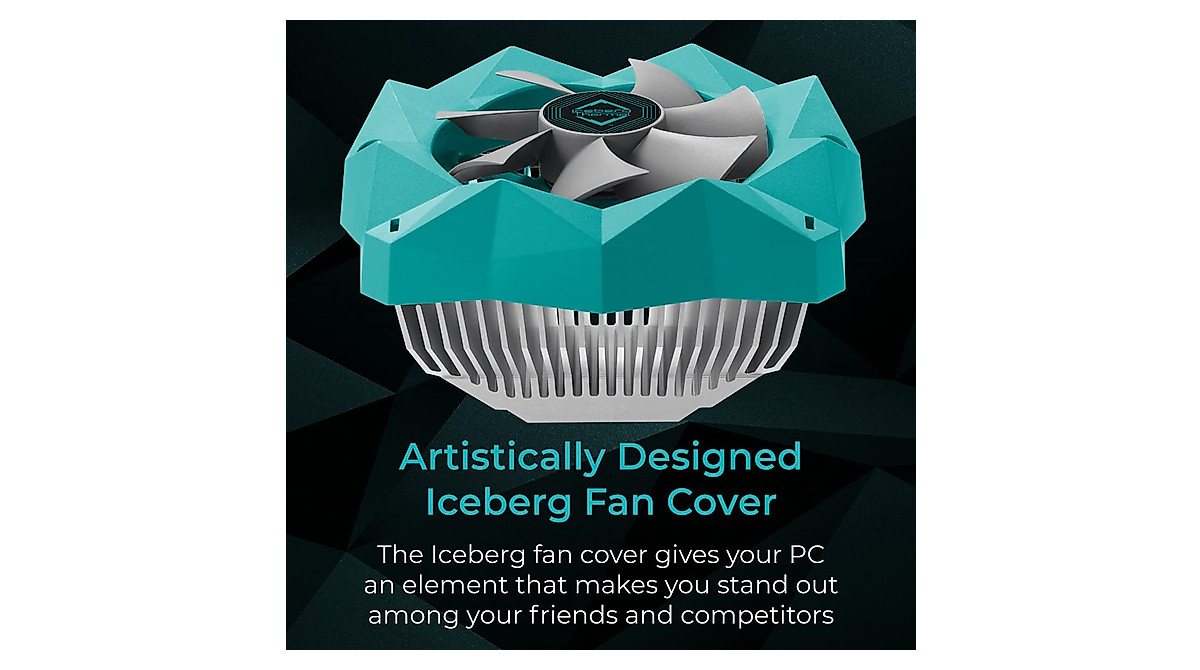 Iceberg T95 Aluminum Cooler with 92mm PWM Fan