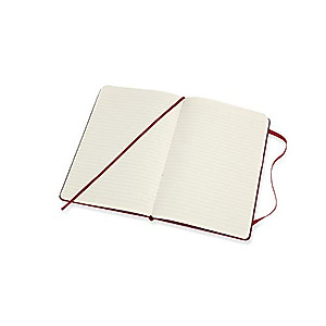 Moleskine Limited Edition Harry Potter Notebook, Hard Cover, Large (5" x 8.25") Ruled/Lined, Bordeaux Red, 240 Pages