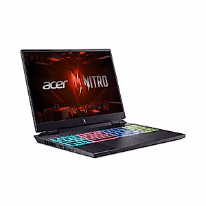 Acer Nitro 16 Gaming Laptop | Intel i5-13500H | NVIDIA GeForce RTX 4050 Laptop GPU | 16" 2560 x 1600 165Hz IPS G-SYNC Display | 8GB DDR5 | 512GB Gen 4 SSD | Wi-Fi 6 | RGB Backlit KB | AN16-51-56VR