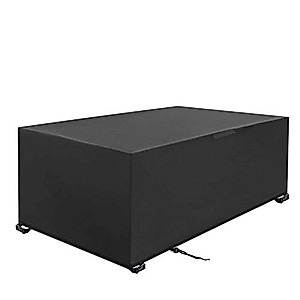 WZDD 48x24x28 inch Garden Furniture Covers Waterproof, Outdoor Furniture Cover Set, Patio Table Set Cover, 420D Heavy Duty Oxford Garden Table Cover, Tear-Resistant and Anti-UV