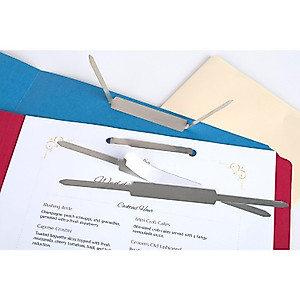 ACCO Self-Adhesive Fasteners, 2" Capacity, Economy, 100 Fasteners/Box (70020), Silver (A7070020)