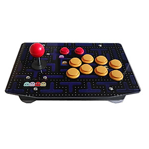 R A C- S400 J Two Players Retro Arcade Game Console Joystick Fight Stick Raspberry P I4 Model B4 G128 G18000 Games Plug Play
