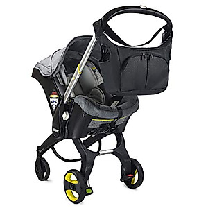 Baby & Beyond's Essential Bag, Compatible with Doona Car Seat Stroller, with additional hooks and straps to be compatible with any universal stroller, Converts into Tote Diaper Bag