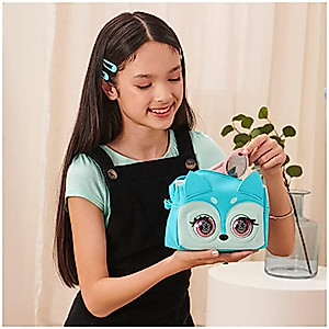Purse Pets, Fierce Fox Interactive Pet Toy & Crossbody Kids Purse with Over 25 Sounds and Reactions, Shoulder Bag for Girls, Trendy Tween Gifts