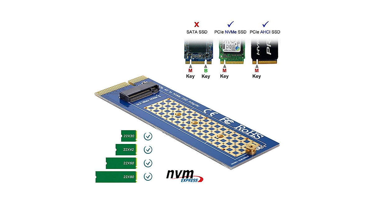 ChenYang M.2 NVMe to PCIe X4 Adapter | Boost PC Storage