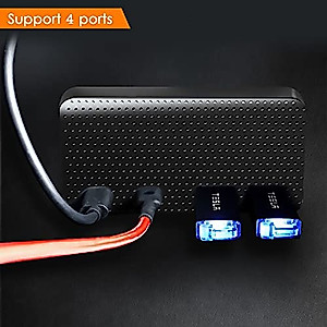 SUMK 2021 Tesla Model 3/Y 4-Port USB Hub Center Console Adapter, Model 3 Model Y Accessories Game & Boombox Music USB Hub 4 in 1 Ports 2021 Upgrade for Refreshed 2021 Model 3/Y 2022 Model S X