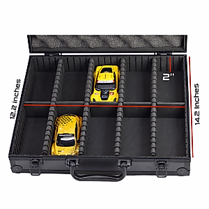 1/32 Slot Car Aluminum Carrying Case for Scalextric Carrera Slot.it NSR Storage