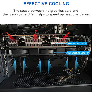 GDSTIME Graphic Card Fans, PCI Slot 3 x 90mm 92mm Fans, Graphics Card Cooler, Video Card Cooler, VGA Cooler