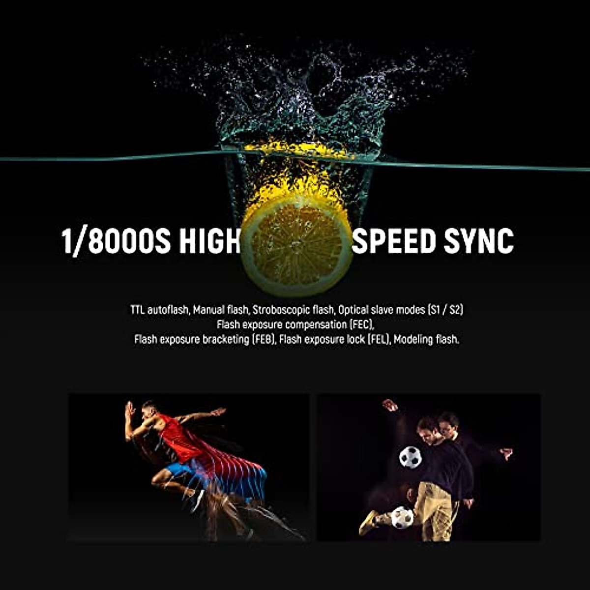 NEEWER Z1-C TTL Round Head Speedlite Flash Kit Compatible with Canon, 76Ws 2.4G 1/8000s HSS Flash with Modeling Lamp, Two 2600mAh Lithium Battery and USB Charger, 480 Full Power Shots, 1.5s Recycling