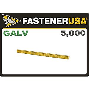 1/4" Leg x 1/4" Crown 18GA GALV L04 Staples 5,000ct | L04