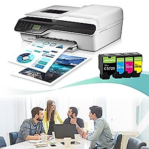 GREENBOX Compatible CS725 High Yield Toner Cartridge Replacement for Lexmark CS725 74C10K0 74C10C0 74C10Y0 74C10M0 for CS720 CS720de CS720dte CS725 CS725de CS725dte CX725 CX725de CX725dte Printer