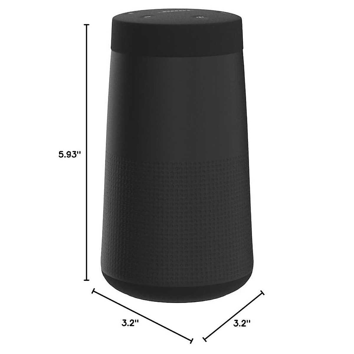 Bose SoundLink Revolve (Series II) Portable Bluetooth Speaker – Wireless Water-Resistant Speaker with 360° Sound, Black