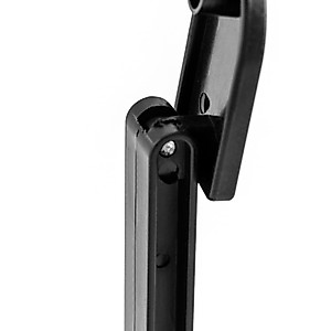 QWORK Paper Memo Holder Receipt Holder, 2 Packs Black Receipt Invoice Spike Stick Bill Fork Memo Note Spike with Safety Cap and Base