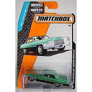 MATCHBOX MBX ADVENTURE CITY BLACK/GREEN '69 CADILLAC SEDAN DEVILLE 12/120 by Matchbox