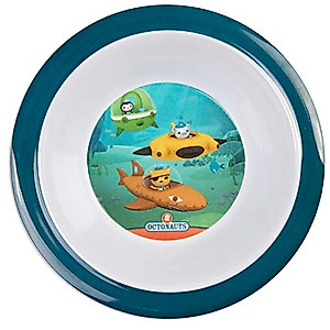 Octonauts 5 Pc Mealtime Feeding Set for Kids and Toddlers - Includes Plate, Bowl, Cup, Fork and Spoon Utensil Flatware - Durable, Dishwasher Safe, BPA Free