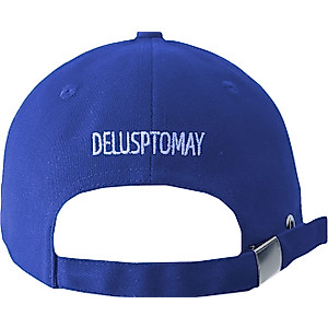 Los Angeles Big 3D Embroidery Adjustable Fit Hat Baseball Cap - Blue OneSize