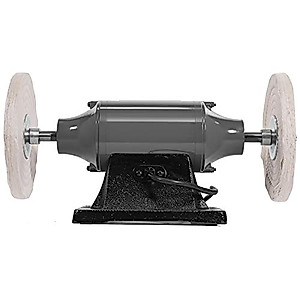 XtremepowerUS 8" Dual Buffer Benchtop Buffer Grinder 3/4HP Polisher Buff Grinder Polishing Grinder Machine