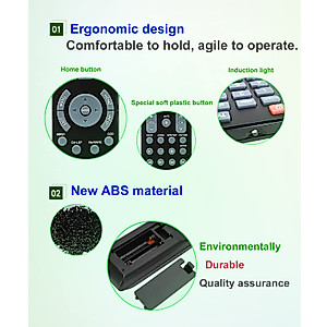JISOWA Replacement Remote Control Universal for Insignia NS-19E310NA15 NS-RC03A-13 NS-24D510NA15 NS-42P650A11 NS-42L260A13 NS-46E481A13 NS-50L260A13 NS-55L260A13 Dynex DX-RC01A-13 DX-32L200NA14 TV