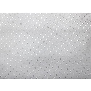 Dependable Industries Fabric Sink Skirt Diamond Stitch White