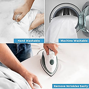 10x10 FT White Backdrop Background for Photography, Large Pure White Photo Backdrop Curtain Drapes, Professional High Density White Screen Backdrops for Party Portrait Photoshoots Booth Video Studio