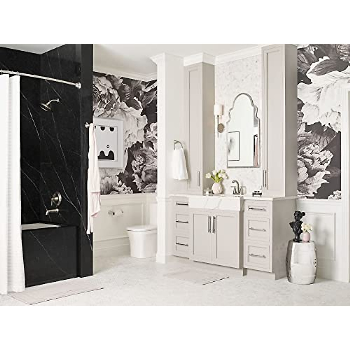 Moen MY0318BN Halle 18-inch Single -Towel Bar, Brushed Nickel