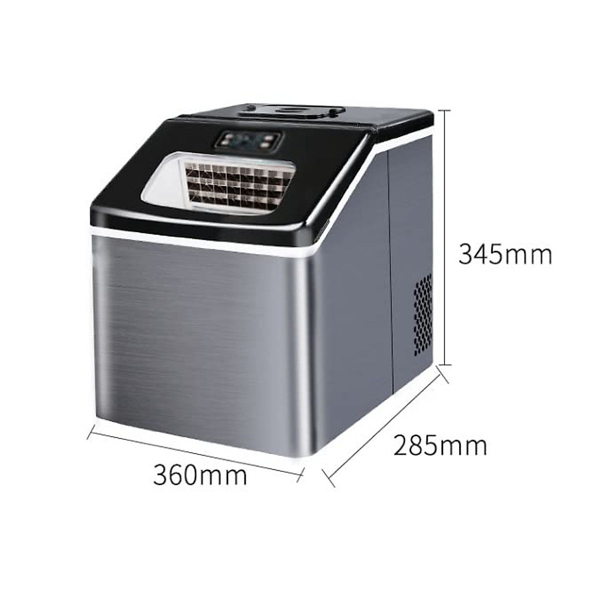 BybAgs ICES Ice Maker Small Commercial Square Ice Cube Making Tools Equipment Household Appliances Frozenhines for Business