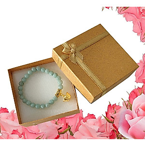 Heavens Tvcz Thai Jade Bracelet Women Good Luck Gems Real Ring Business Luck, MONEY ATTRACTION Bead Good Luck and Wealth Jewelry Adjustable Elastic