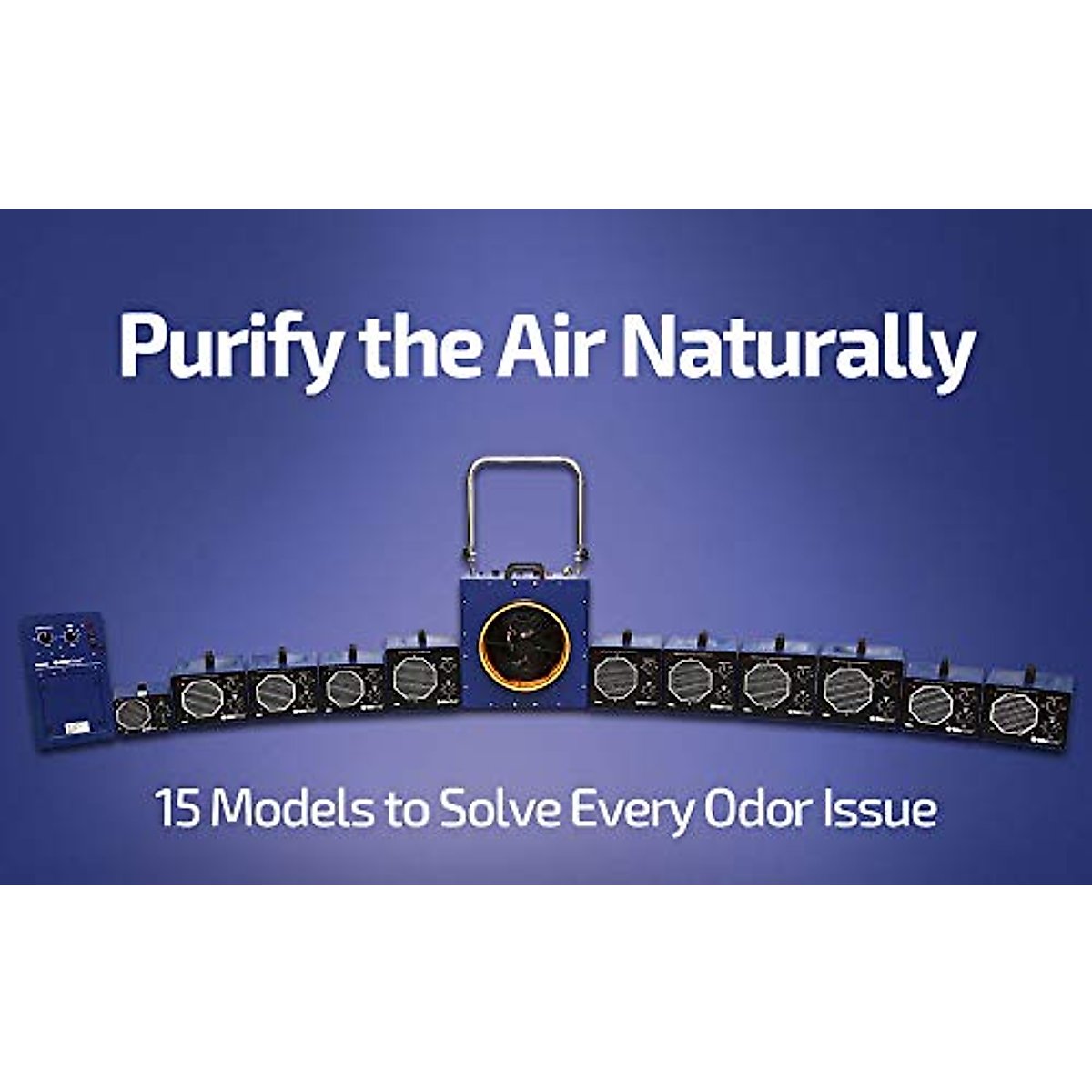 OdorStop OS2500UV2 Professional Grade Ozone Generator/UV Air Purifier for Areas of 2500 Square Feet+, For Deodorizing and Purifying Medium Occupied Spaces Such as Garages and Basements