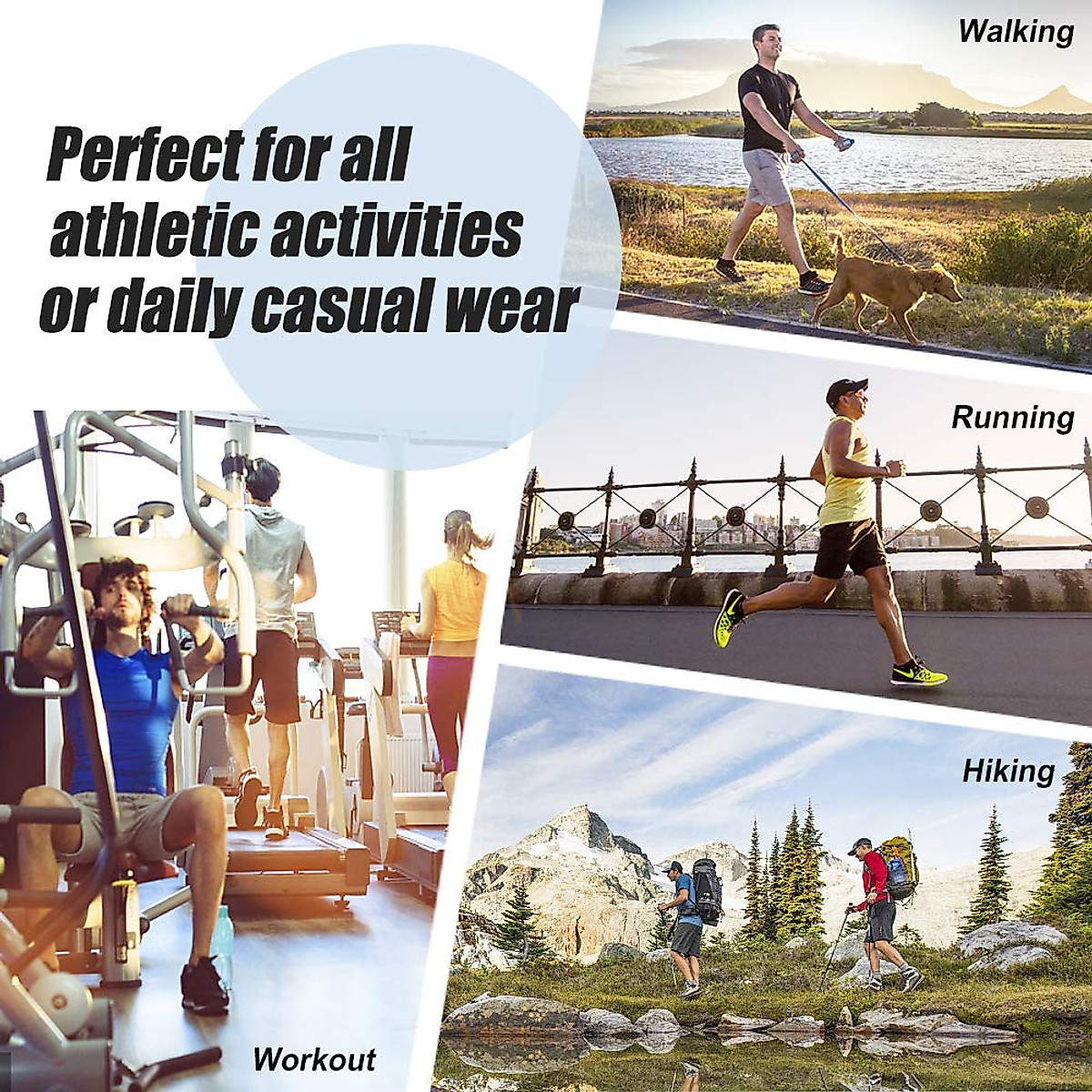 maamgic Mens Athletic Gym Shorts 5.5" Elastic Waist Casual Pajama Pocket Jogger Men Workout Short Pants Light Grey Shorts Large