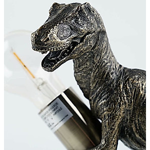 Jazzco Retro Dinosaur Lamp Decoration Light Animal Desk Lamp Vintage Lamp for Reading Living Room Kid's Baby Room Children Bedroom Bars Bedrooms