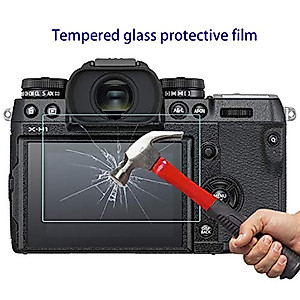 HUIPUXIANG Screen Protector for Fuji Fujifilm X-T3 XT3 Camera,0.3mm High Definition 9H Hardness Optical LCD Premium Glass Protective Film Cover [3 Pack]