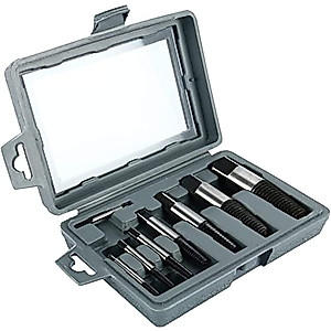 FreeTec 8pcs Water Pipe Screw Extractor Set, Damaged Screw Broken Bolt Remover Set