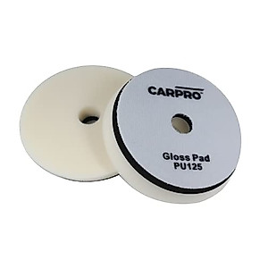 CARPRO Gloss Pad - Extreme High Gloss, Made of Unique Japanese Open Cell Polyurethane Foam, Beveled Profile, Both Dual Action and Rotary Machines - 5" (Pack of 1)