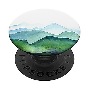 Mountains Watercolor PopSockets Standard PopGrip