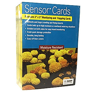 BASF Sensor Cards - Premium 3-inch x 5-inch Monitoring and Trapping Cards (50pk)