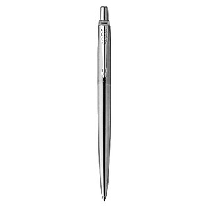 PARKER Gel Pen Jotter (Stainless Steel with Chrome Parts, Middle Writing tip 0.7 mm, Gift Box)