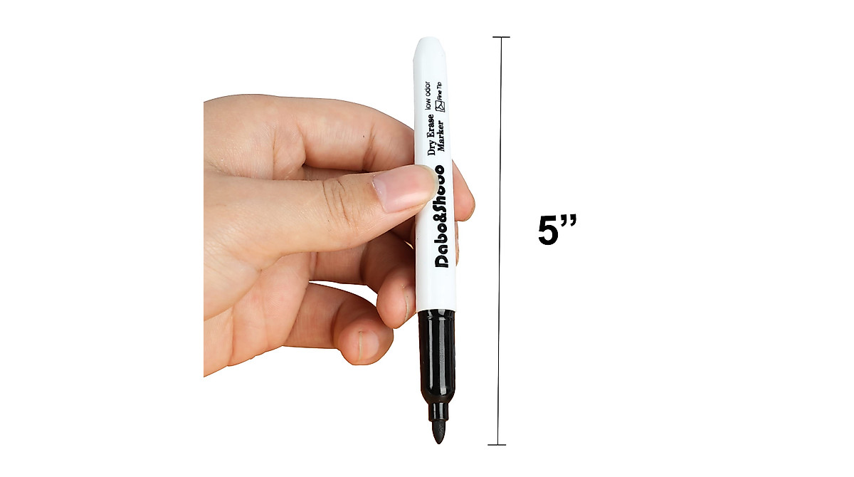 Dabo Shobo Bulk Dry Erase Markers - Low Odor & Fine Tip, 80 Pack